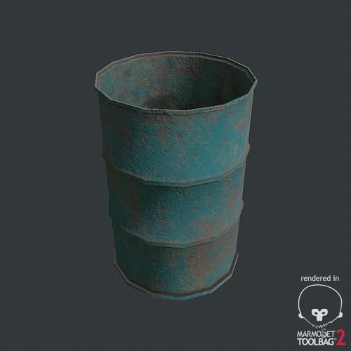 3D model Barrel of fire 3D model VR / AR / low-poly | CGTrader