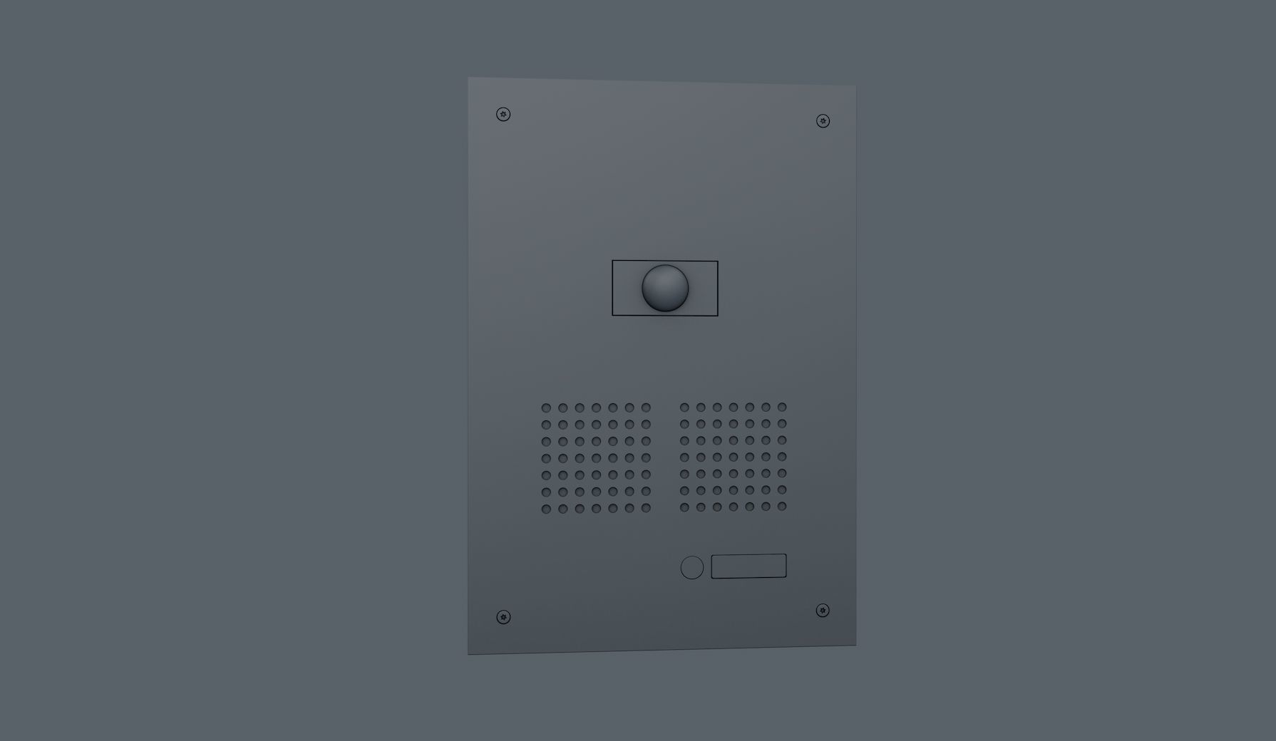 intercom system outdoor 3D model | CGTrader