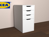 Alex Desk Drawer Unit Drop File Storage 3D model | CGTrader