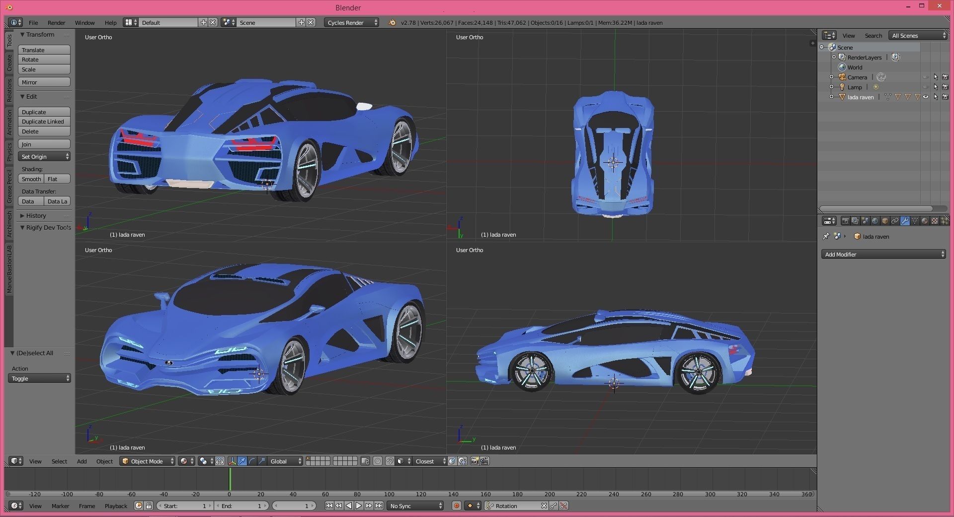 3D model Lada Raven VR / AR / low-poly | CGTrader