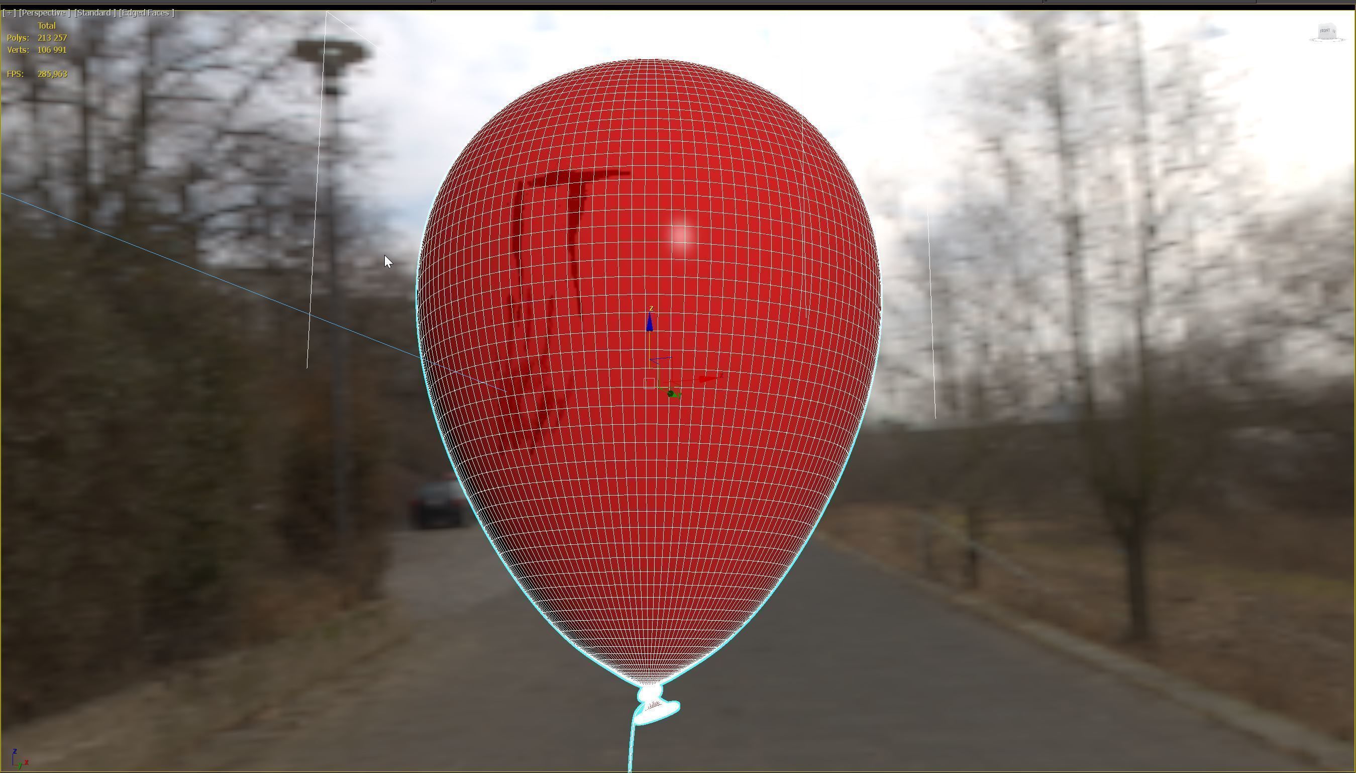 IT movie balloon 3D model 3D model | CGTrader