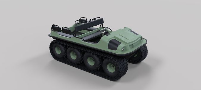 Argo 750 HD 8x8 with tracks 3D model | CGTrader