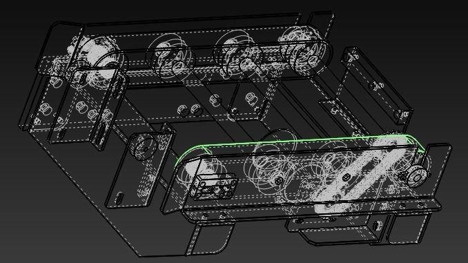 Chain conveyor 3D model | CGTrader