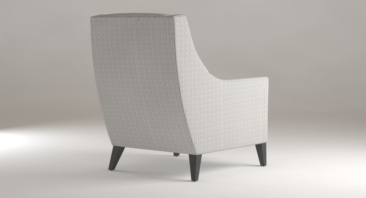 Mitchell Gold Cara Tall Chair 3D model | CGTrader