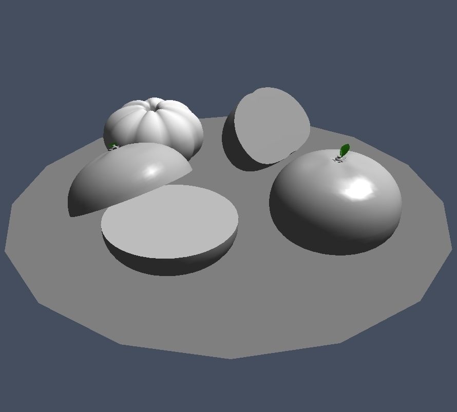 Japanese Orange Mikan free 3D model | CGTrader