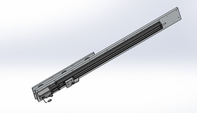Ultra long stroke slide rail module-fine tuning 3D model | CGTrader