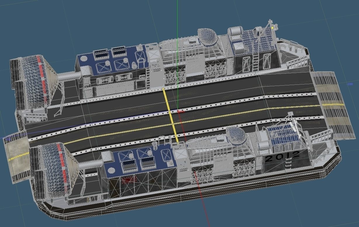 Japan Maritime Self-Defense Force Hovercraft LCAC 3D model | CGTrader