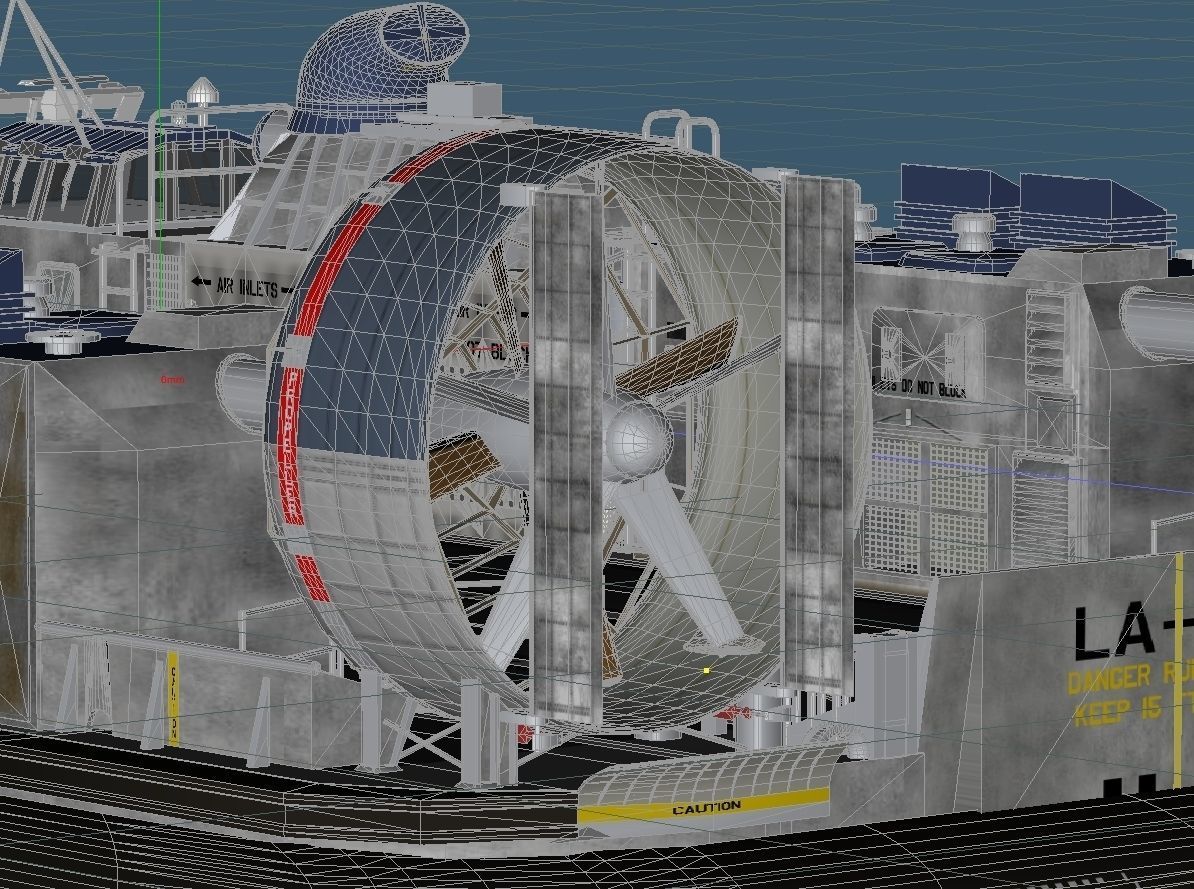 Japan Maritime Self-Defense Force Hovercraft LCAC 3D model | CGTrader