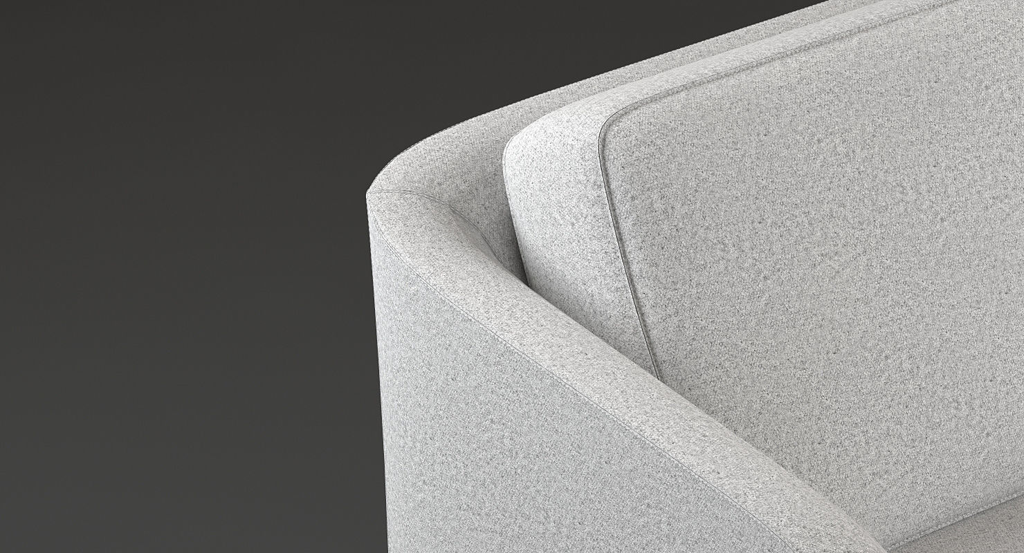 Bernhardt Design Cinema Armchair 3D model | CGTrader