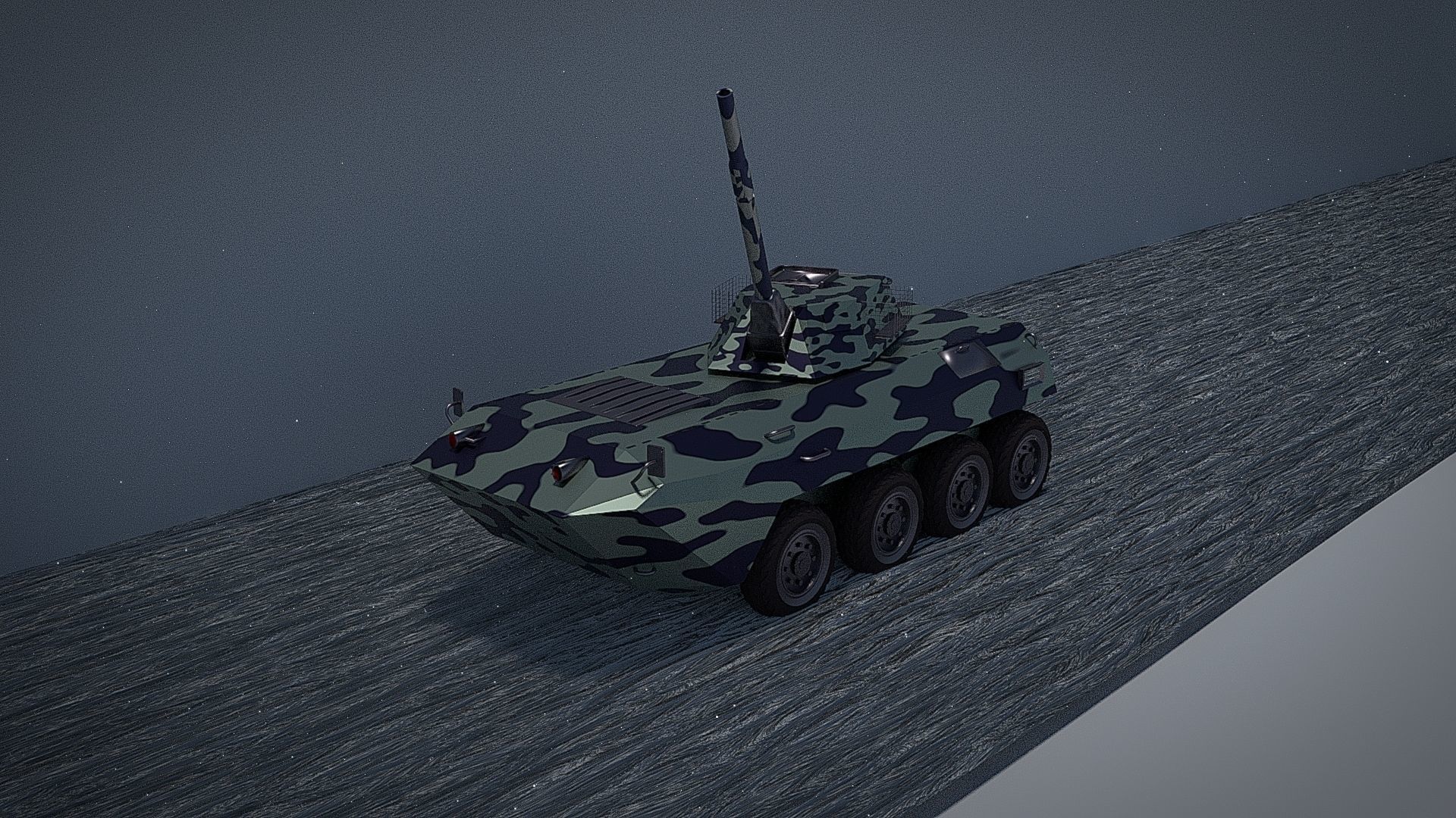 Urban AMV Armored Mortar Vehicle Urban Version 3D model | CGTrader