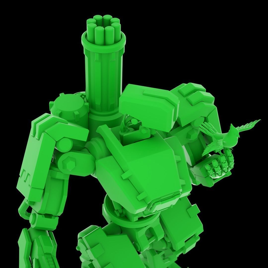 Bastion - Overwatch 3D model 3D printable | CGTrader