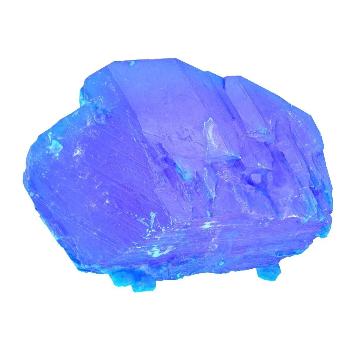 3D model Blue Salt Crystal 1 VR / AR / low-poly | CGTrader