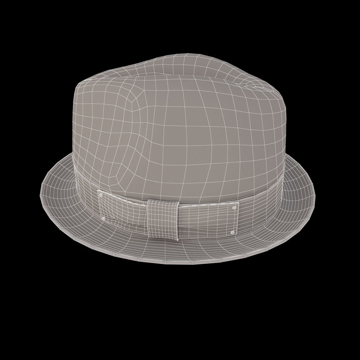 Women Fedora Hat 3D model | CGTrader
