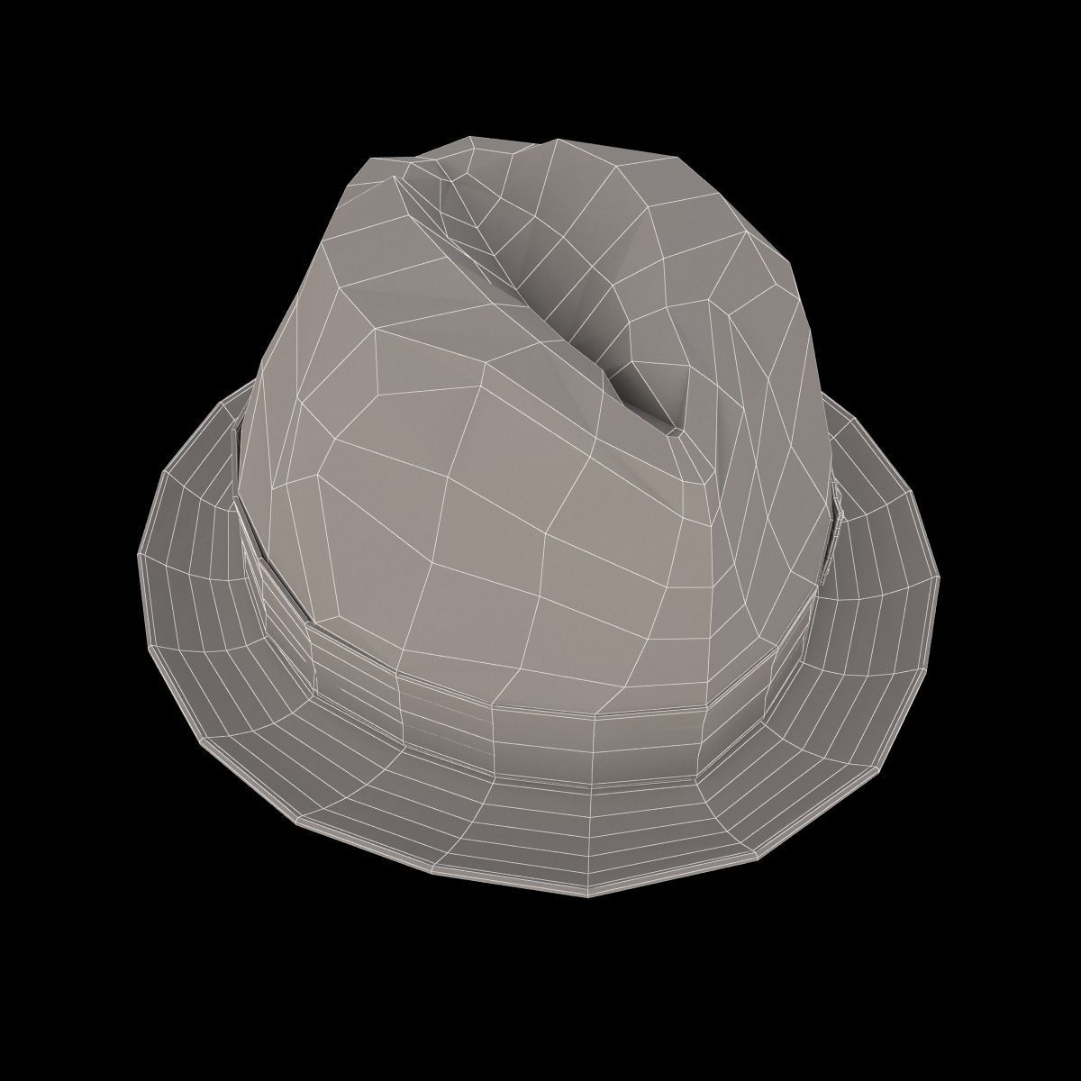 Women Fedora Hat 3D model | CGTrader