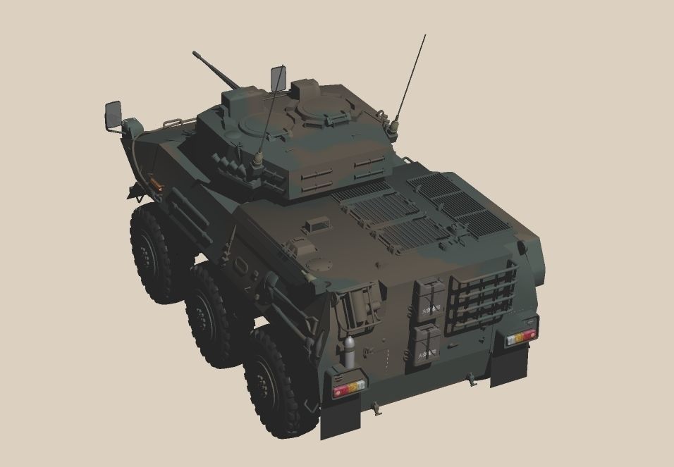 Japan Ground Self-Defense Force Type87 ARV 3D model | CGTrader