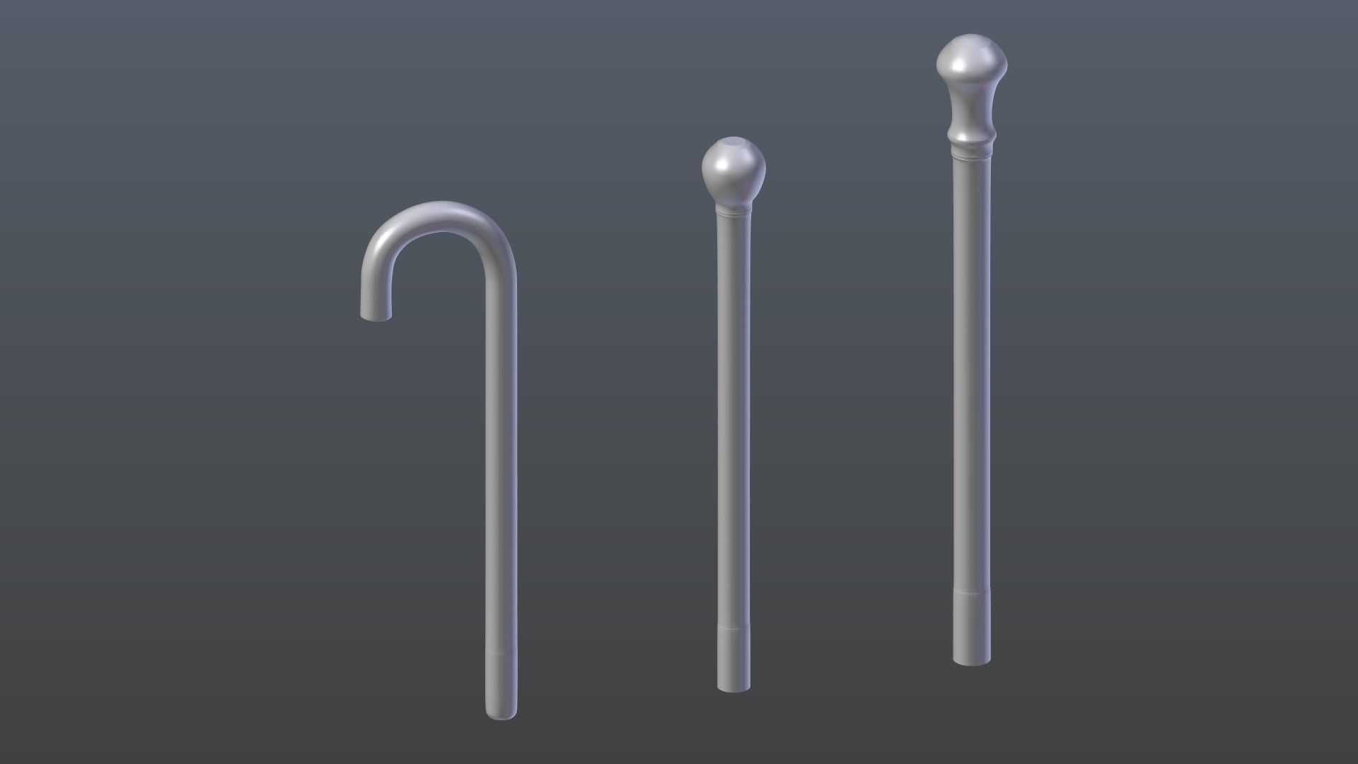 Canes 3D model | CGTrader