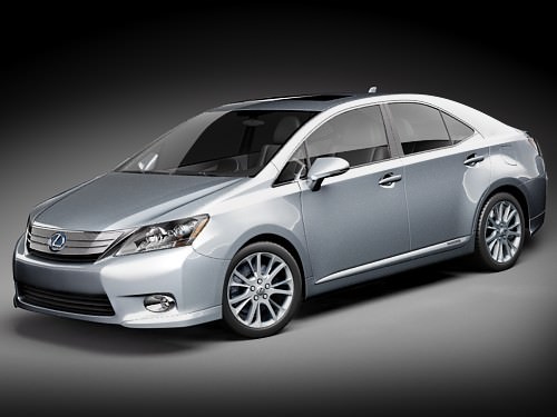Lexus HS 250H 3D model | CGTrader