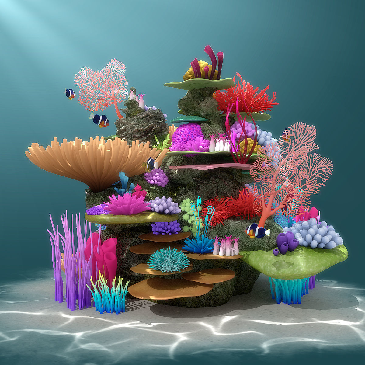 Coral Reef 3D model | CGTrader