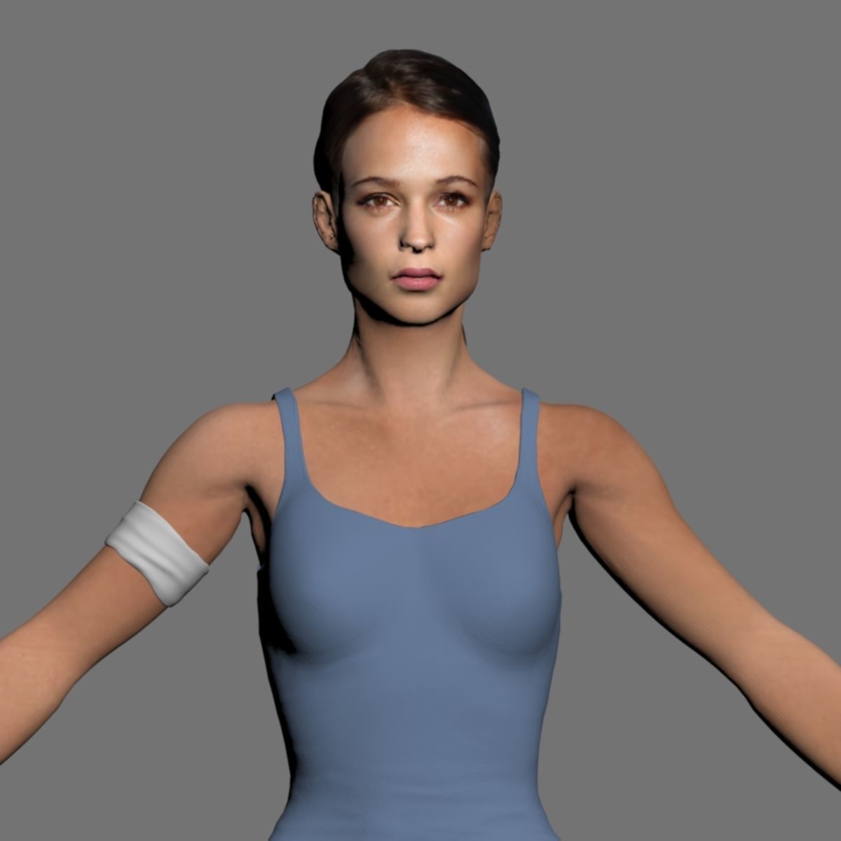 3D model Tomb Raider 2018 3d model Alicia Vikander as Lara Croft VR ...