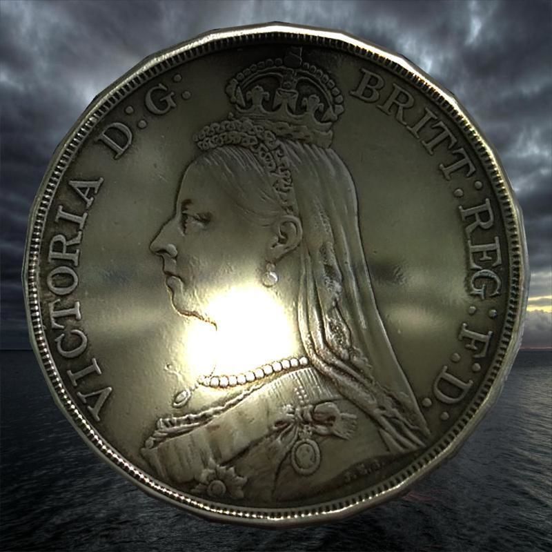 3D model Queen Victoria coin VR / AR / low-poly | CGTrader