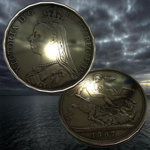 3D model Queen Victoria coin VR / AR / low-poly | CGTrader