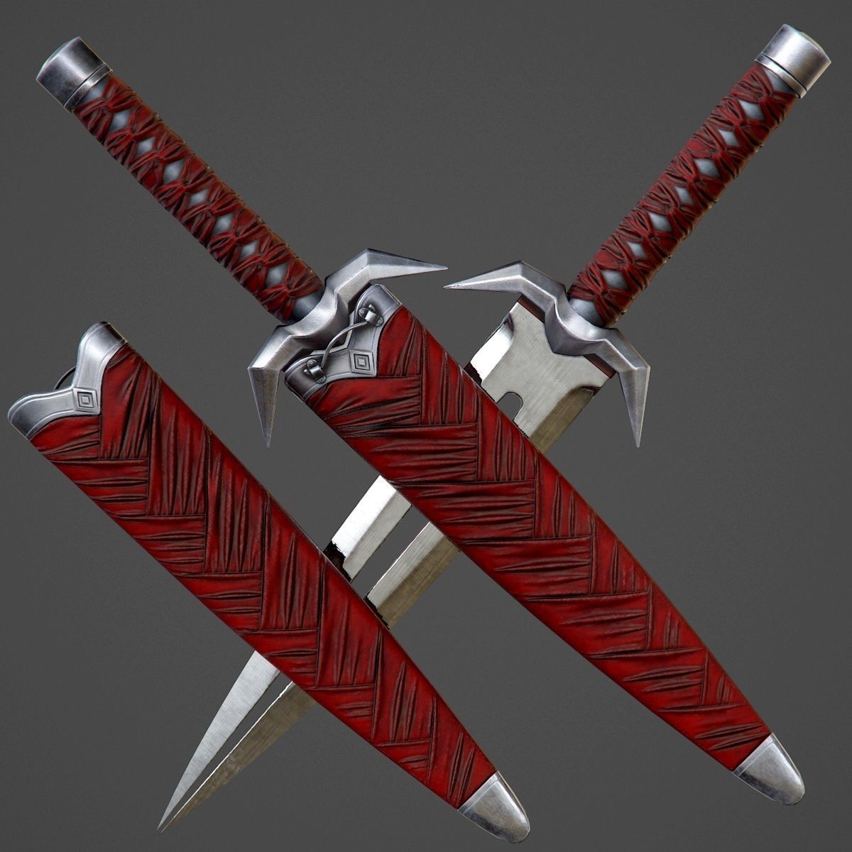 3D model Assassin Knife PBR Game-Ready VR / AR / low-poly | CGTrader