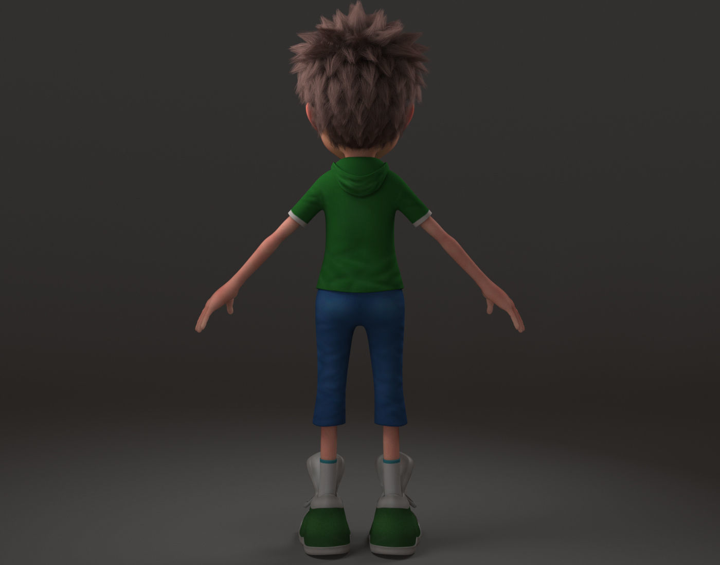Cartoon Boy Rigged 3D model rigged | CGTrader