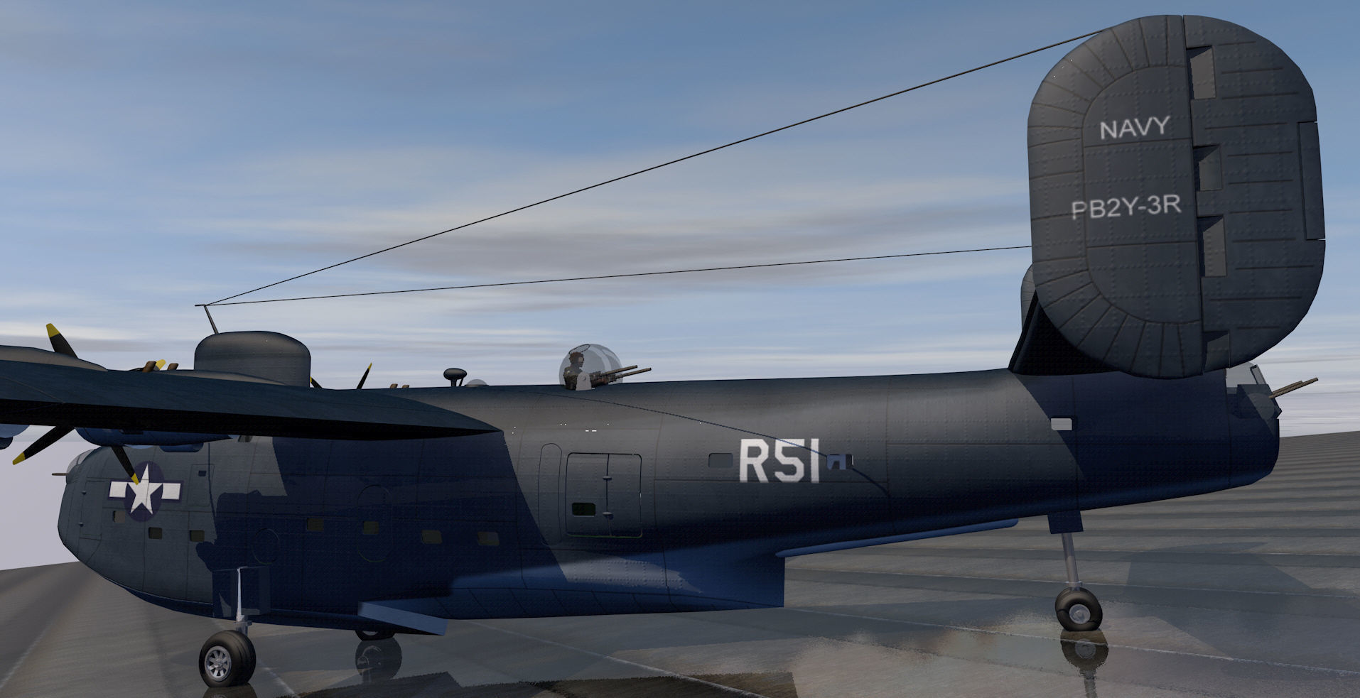 Consolidated PB2Y-3 Coronado 3D model | CGTrader