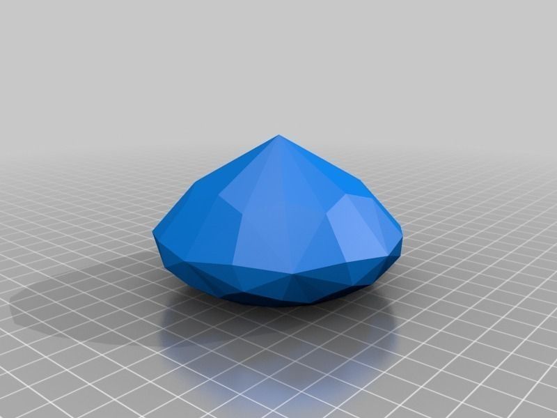 MultiFacet Diamond free 3D model 3D printable | CGTrader