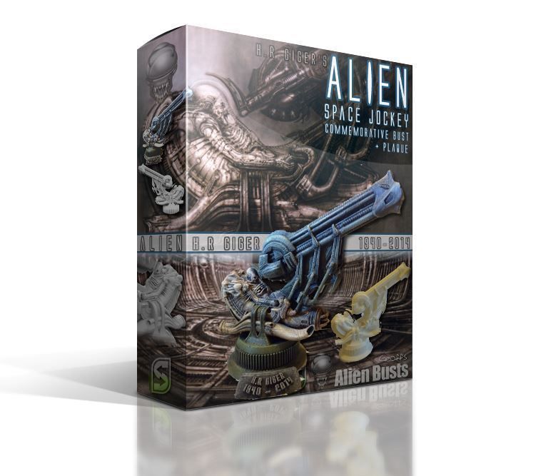 Alien Jockey Commemorative Bust Model free 3D model 3D printable | CGTrader