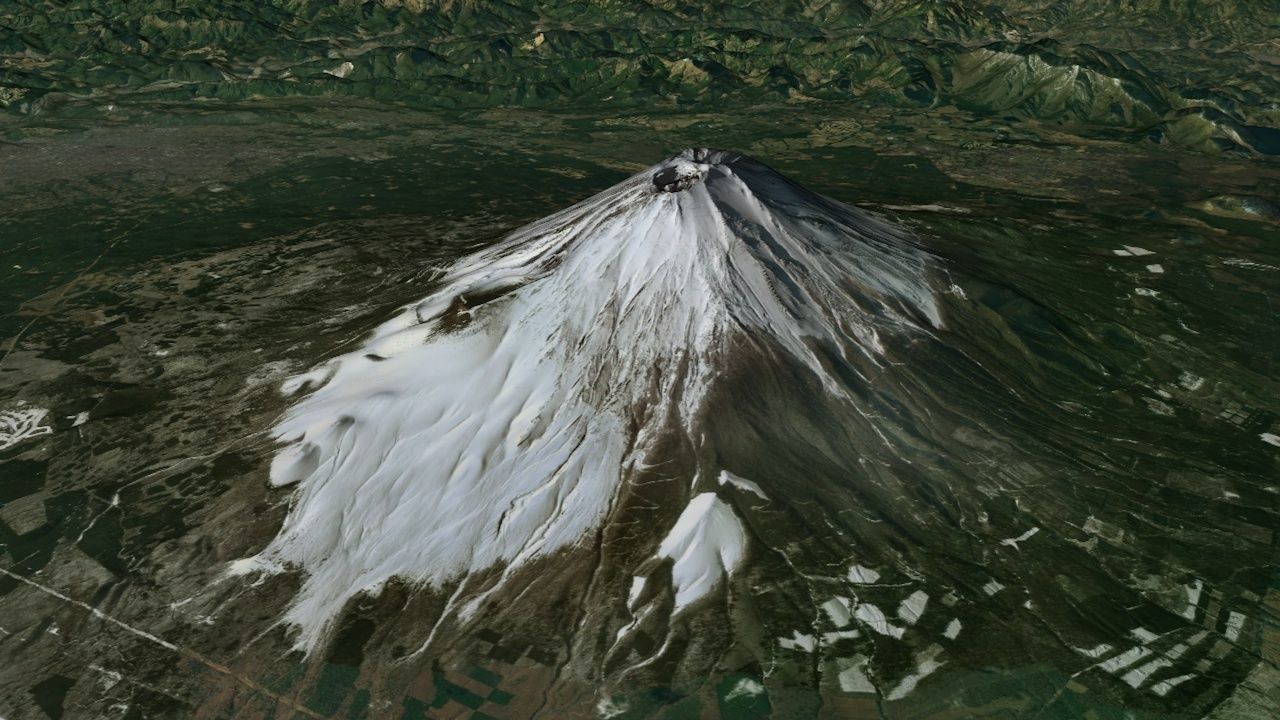 Mount Fuji Japan 3D model | CGTrader