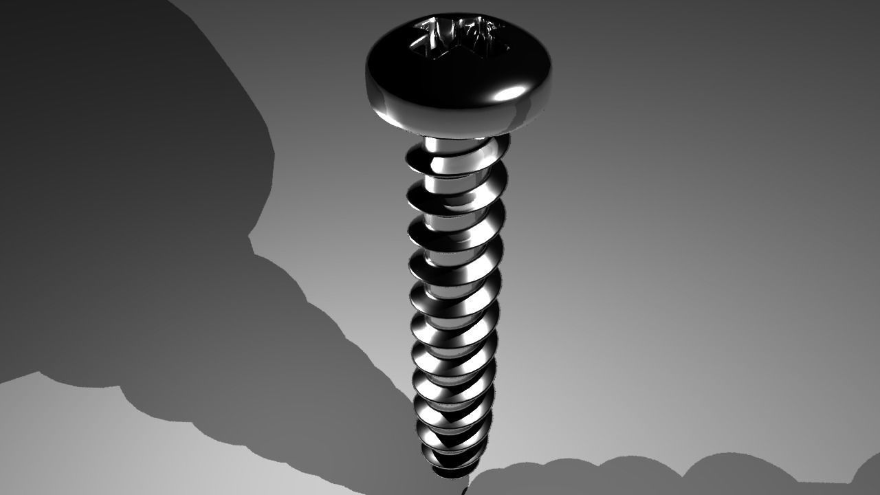 Phillips Head Screw 3D model | CGTrader