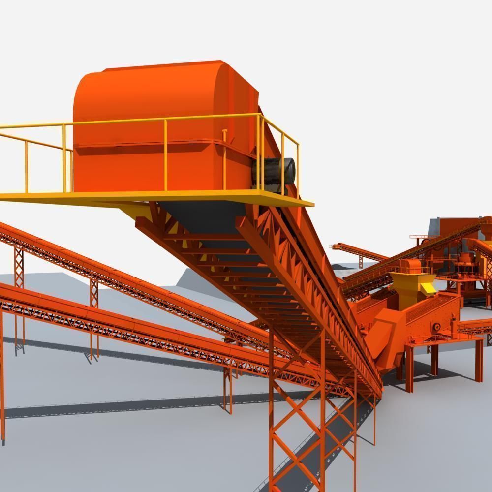 Mining Machinery 3D model | CGTrader