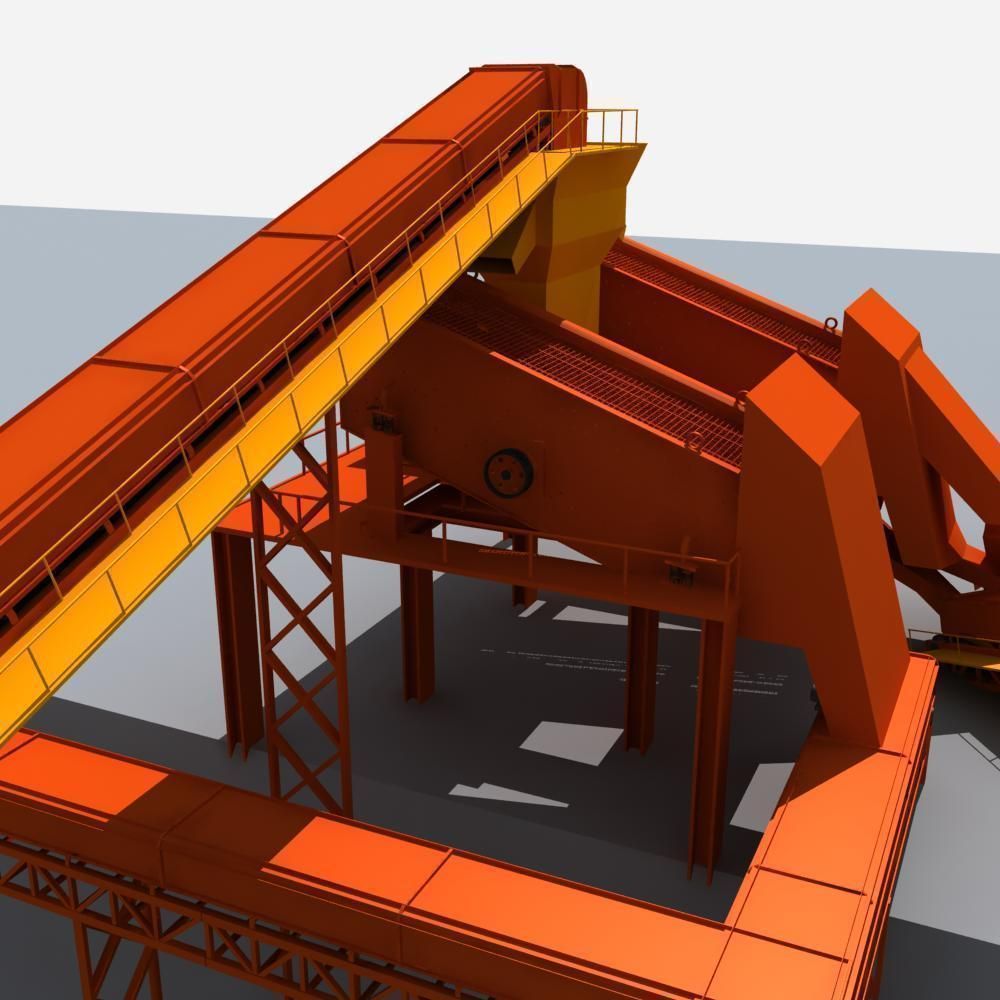Mining Machinery 3D model | CGTrader