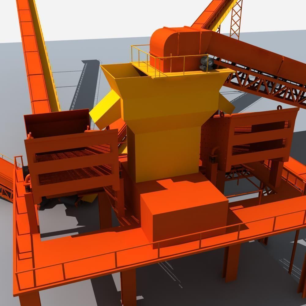Mining Machinery 3D model | CGTrader