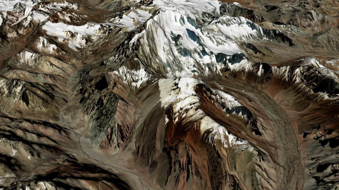 Aconcagua Andes Highest Mountain Peak 3D model | CGTrader