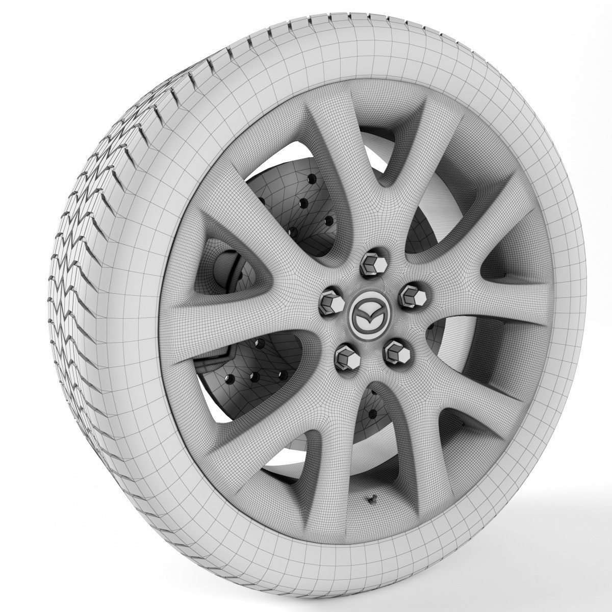 Mazda Cx-7 Wheel 3D model | CGTrader