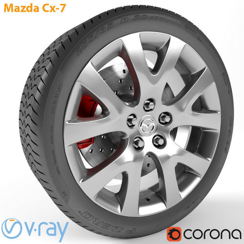 Mazda Cx-7 Wheel 3D model | CGTrader