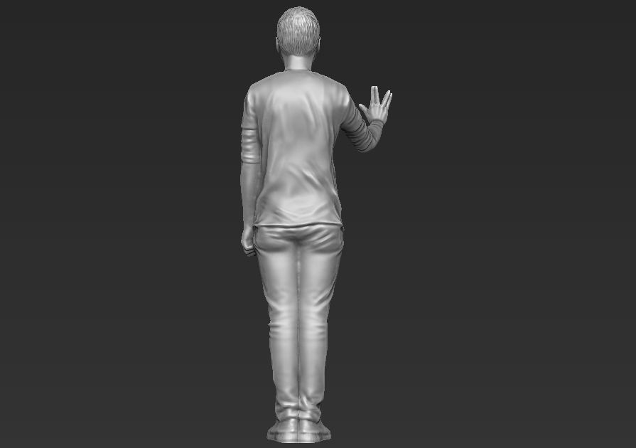 Sheldon Cooper Big Bang Theory 3D printing ready stl obj formats 3D ...
