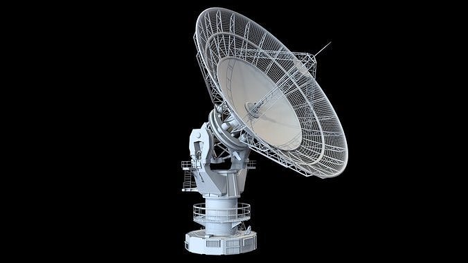 radio telescope 2 3D model | CGTrader