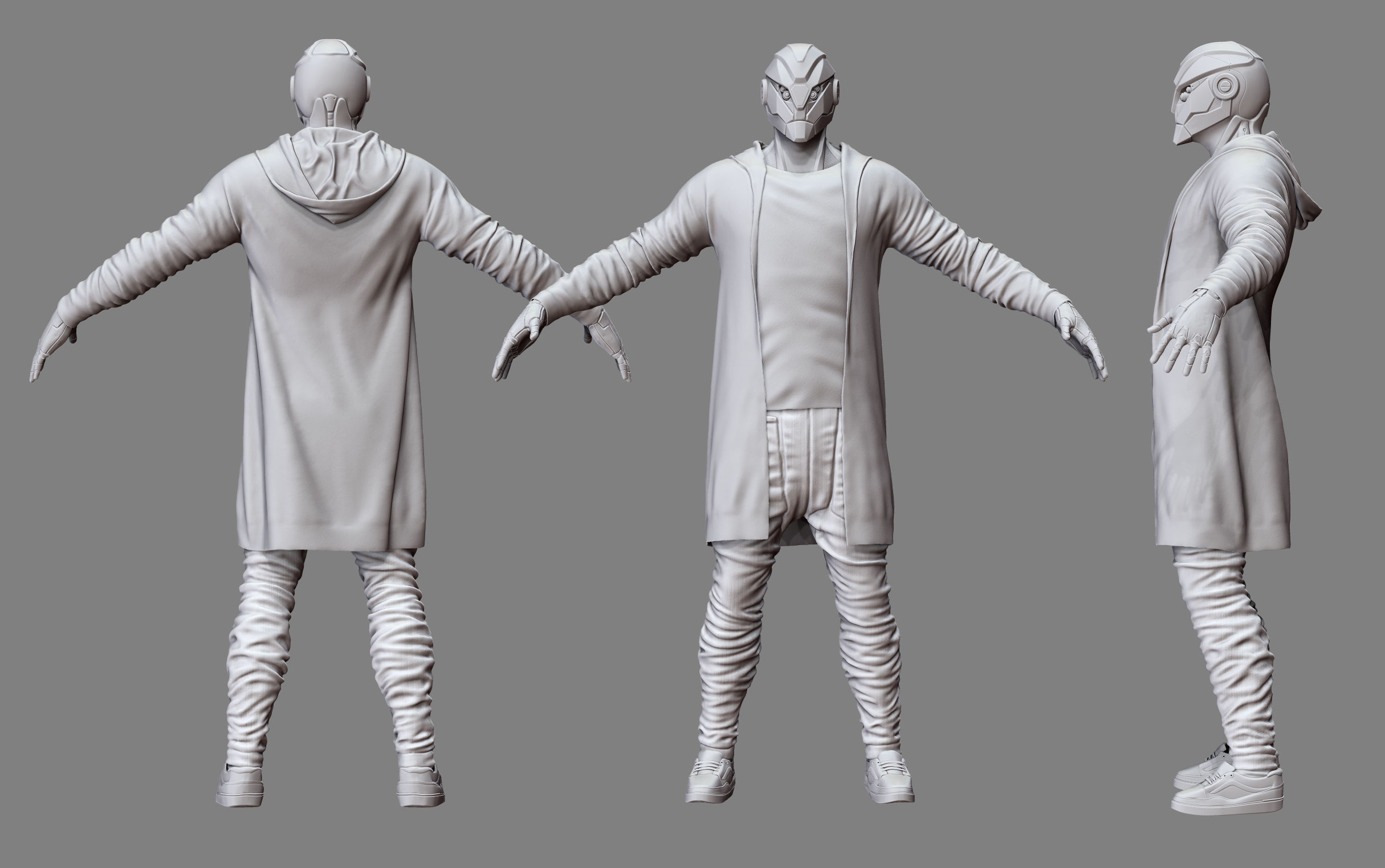 Mech character 3D model | CGTrader