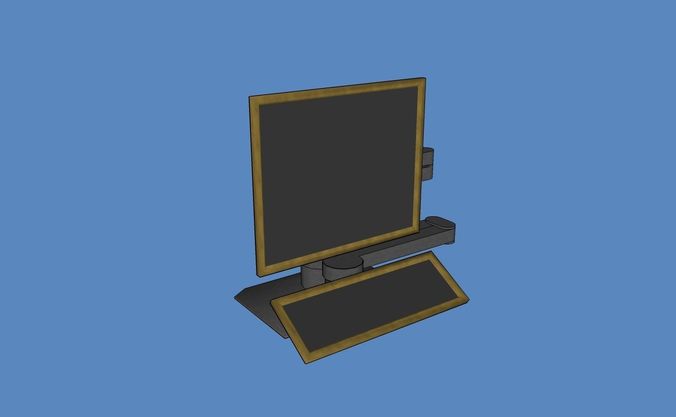 Desk Interface System free 3D model | CGTrader