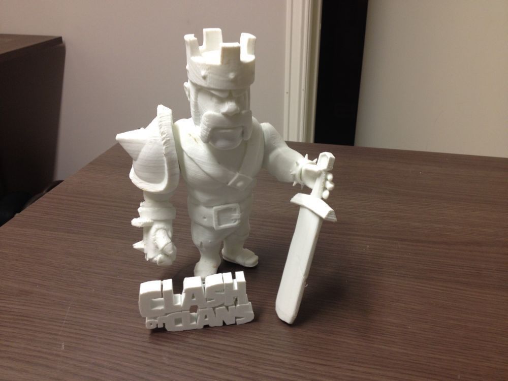 CLASH OF CLANS BARBARIAN KING free 3D model 3D printable | CGTrader