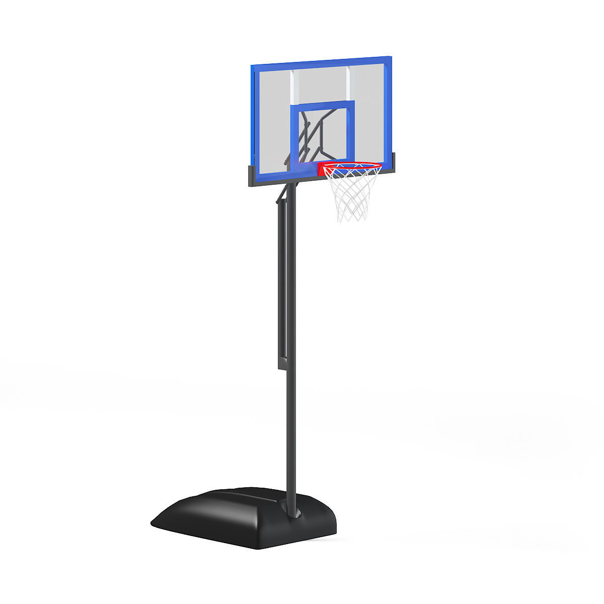 Basketball Backboard 3D model animated | CGTrader