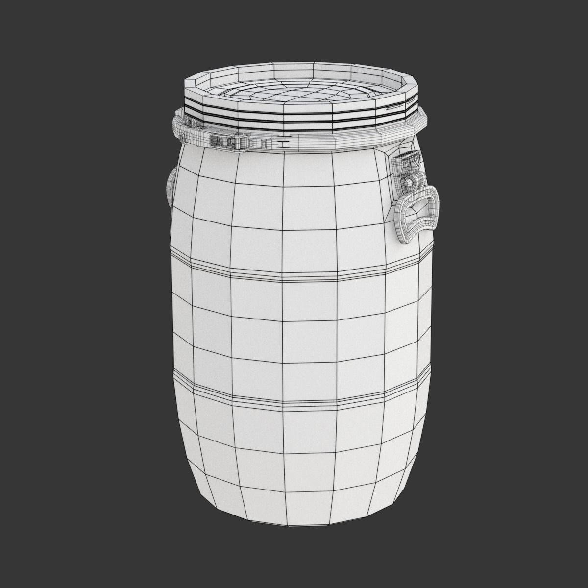 Plastic Barrel 3D model | CGTrader
