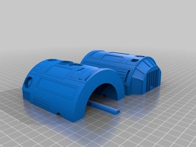 R2D2 20cm free 3D Model 3D printable STL | CGTrader.com