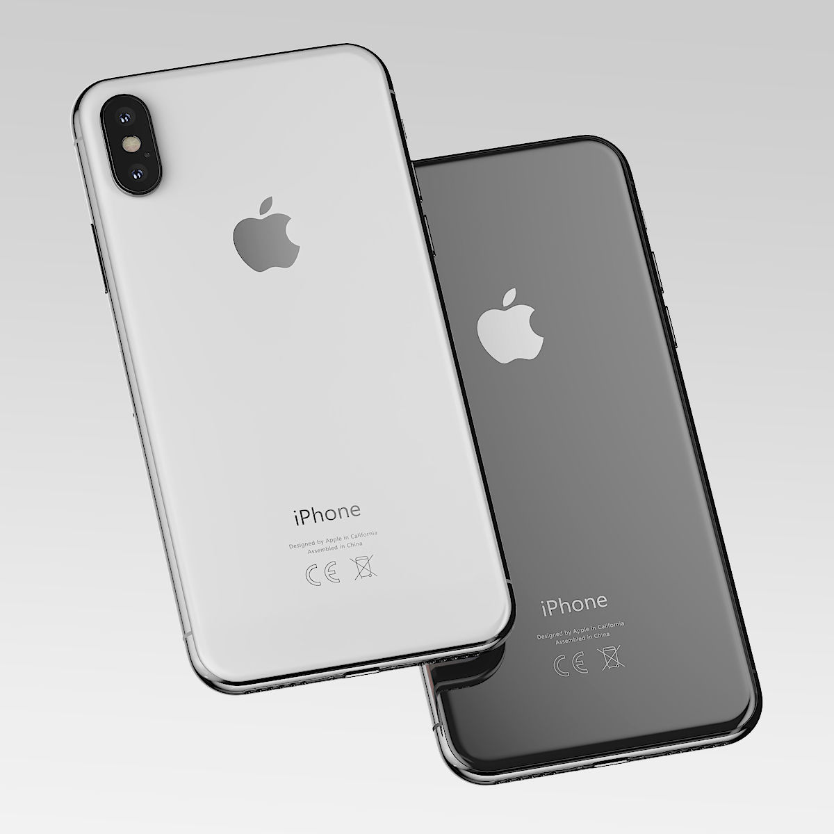 3D model Apple iPhone X VR / AR / low-poly | CGTrader