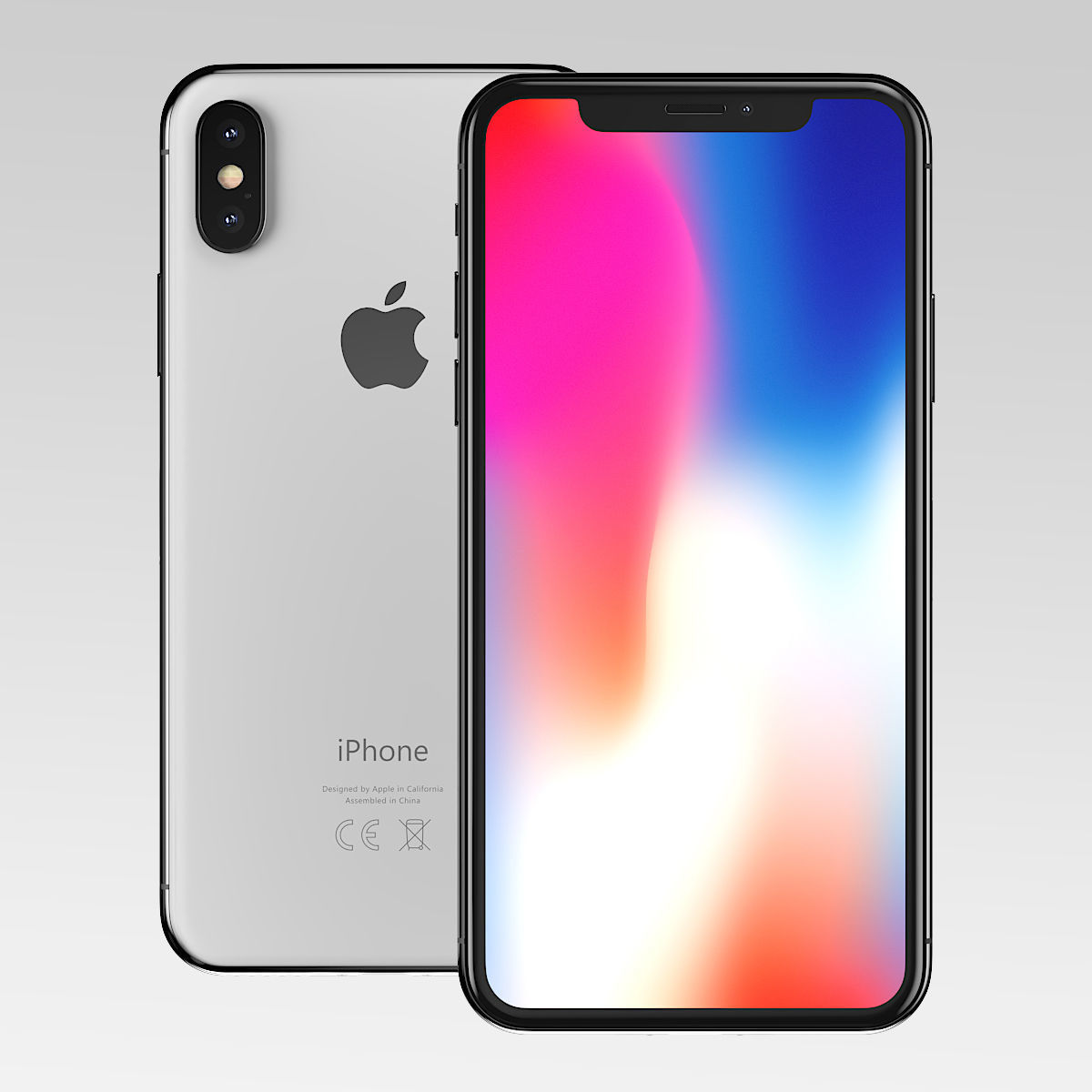 3D model Apple iPhone X VR / AR / low-poly | CGTrader