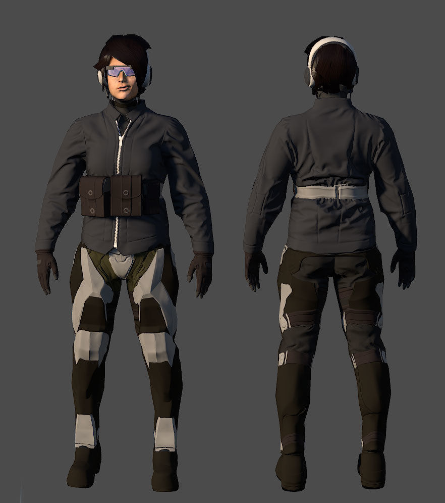 3D model Female Scout VR / AR / low-poly rigged animated | CGTrader