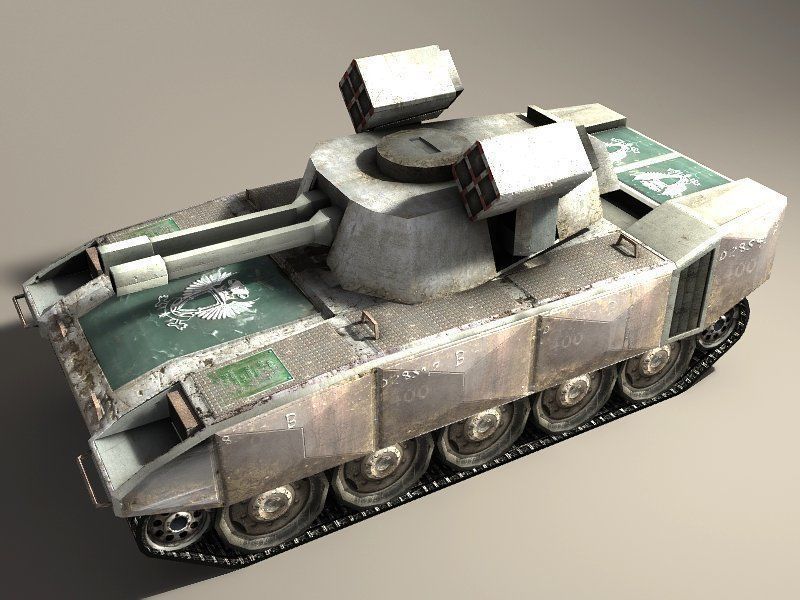 3D model Iron Spears Tank VR / AR / low-poly | CGTrader